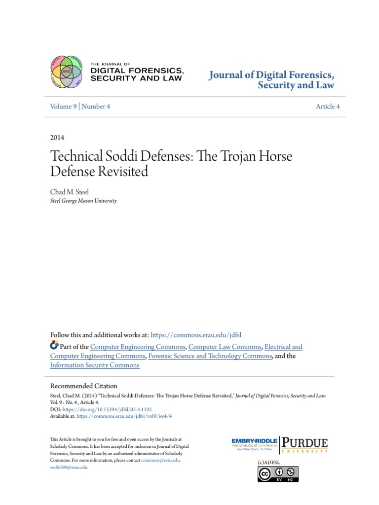 Technical Soddi Defenses: The Trojan Horse Defense Revisited | PDF ...