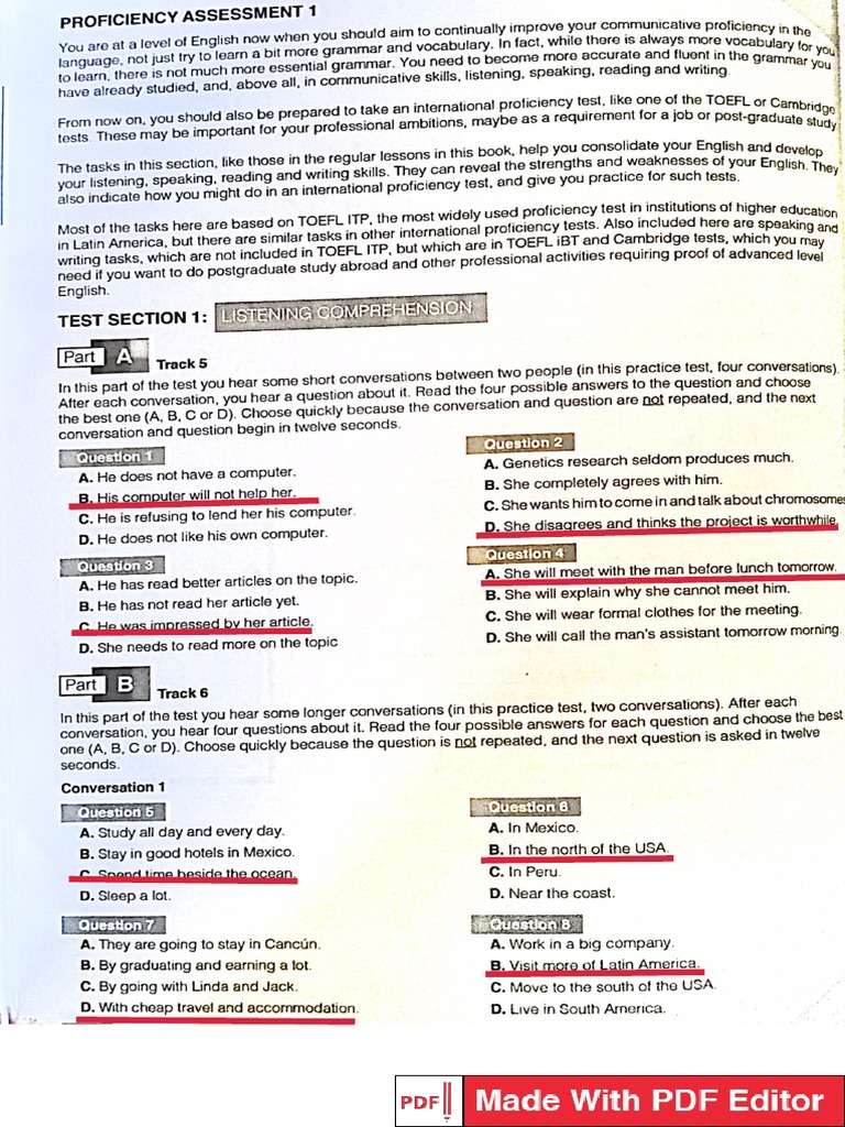 Toefl Practice | PDF