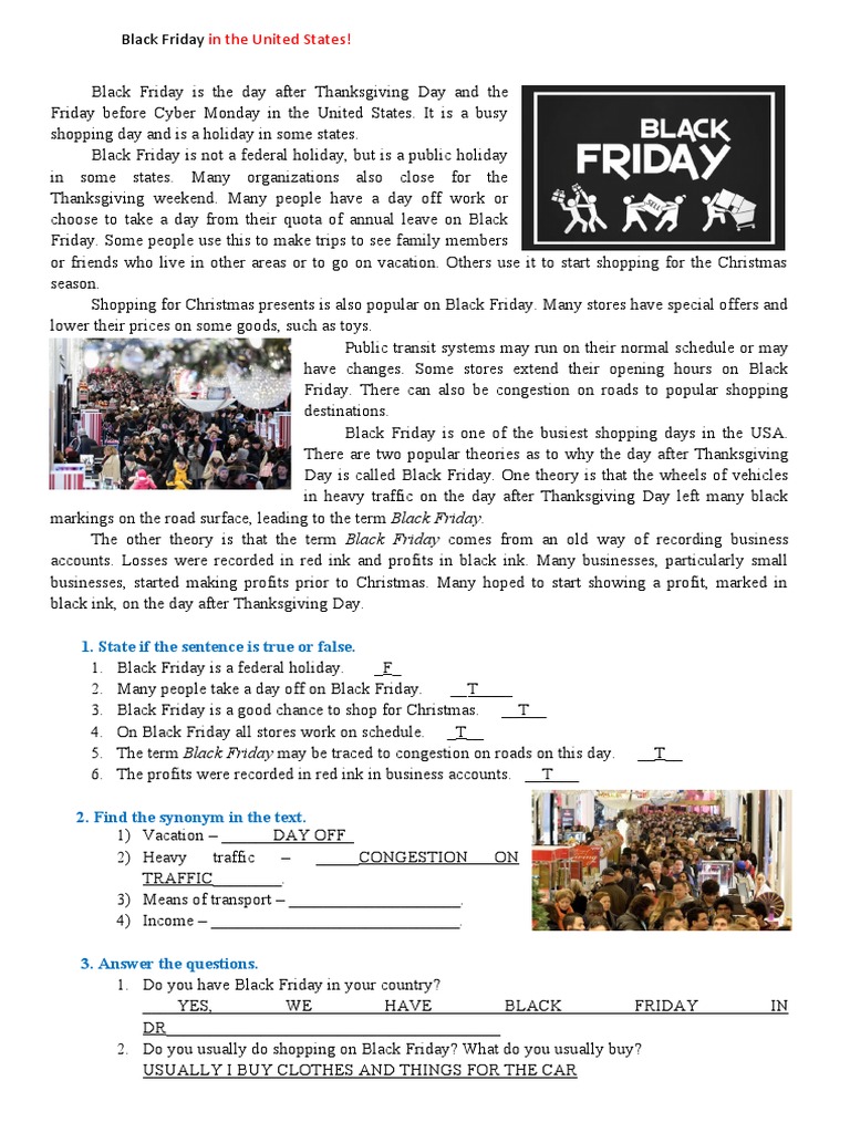 Understanding Black Friday in the USA | PDF | Black Friday (Shopping)