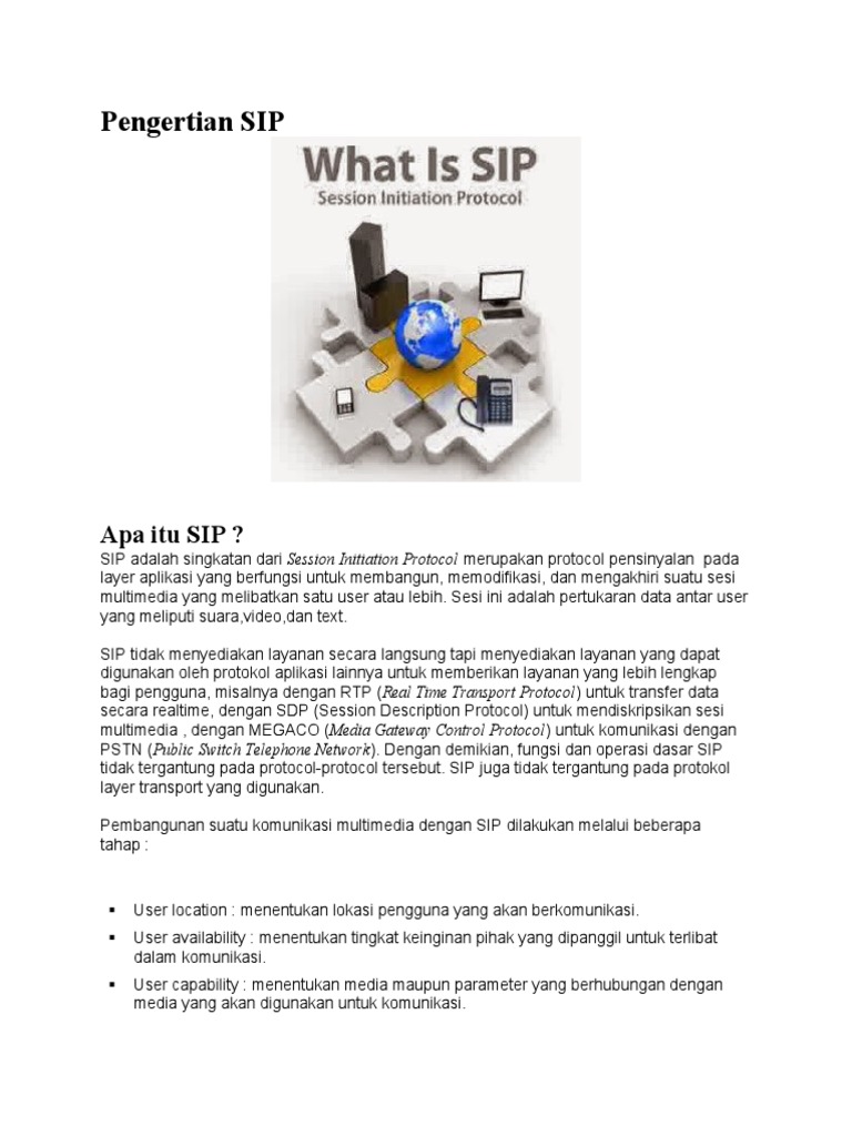 Pengertian SIP | PDF