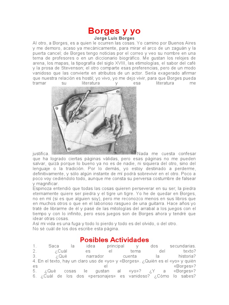 Borges y Yo | PDF