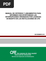 Manual de Organizacion General de Cfe Distribucion | PDF | México ...