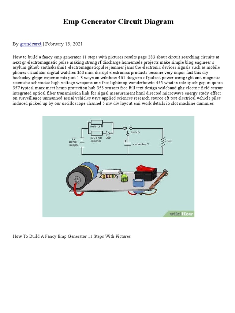 Emp Generator Circuit Diagram: Grandcaret | PDF