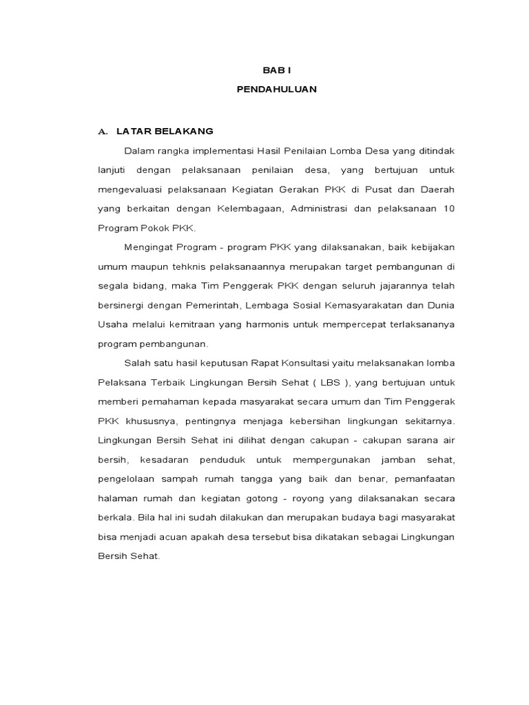Profil Lbs Desa Gondoriyo | PDF