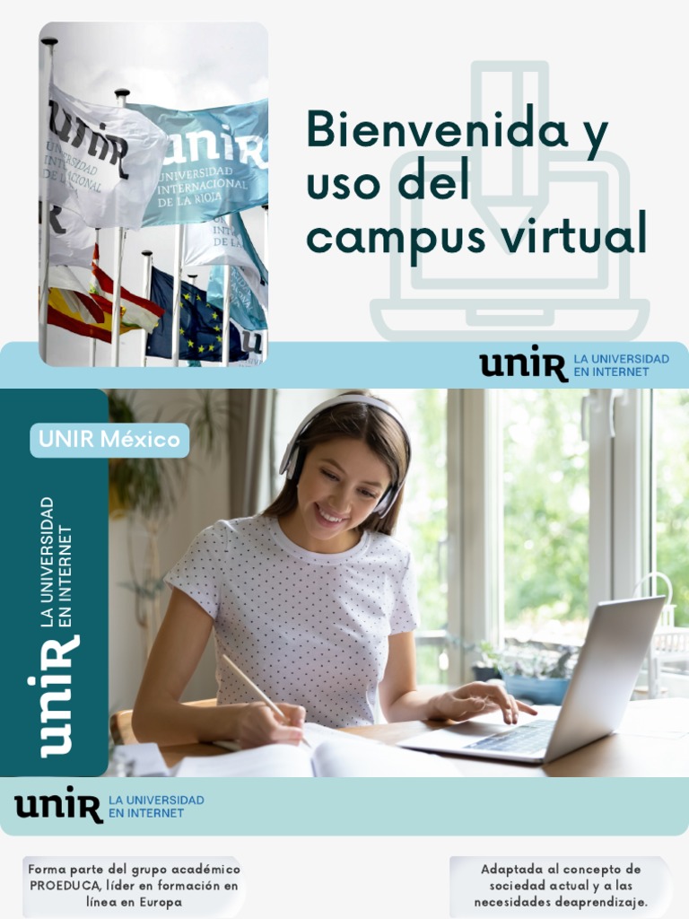 Uso del Campus Virtual UNIR México | PDF | Aplicación movil | Maestros