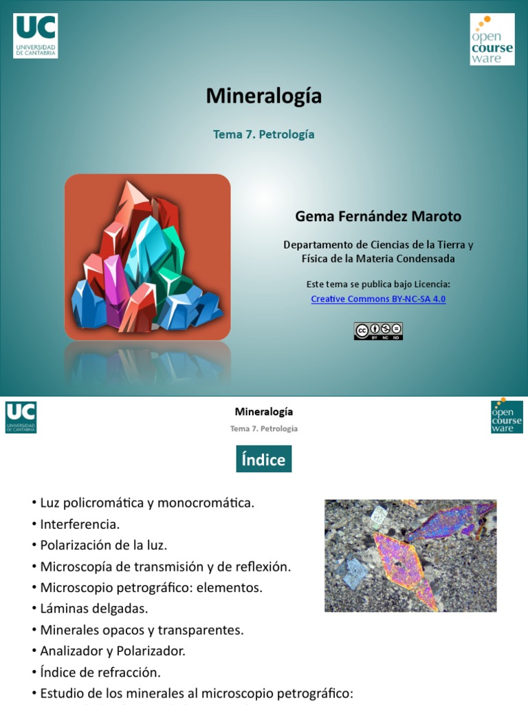 Tema - 07 PETROLOGIA | PDF | Roca (geología) | Petrología