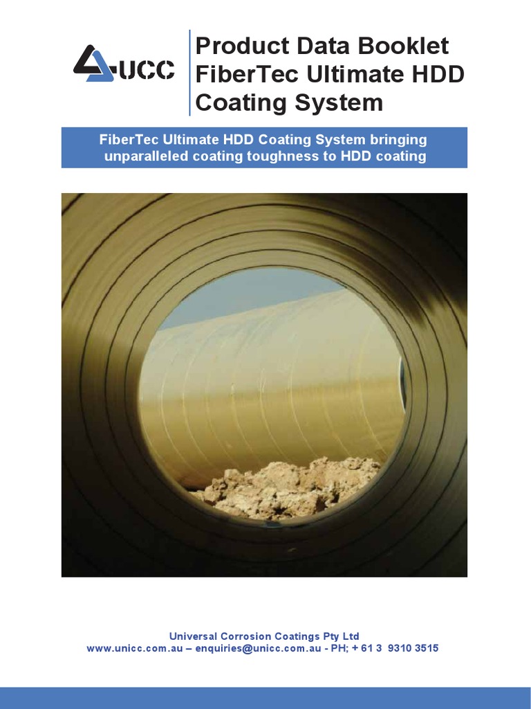 Product Data Booklet Fibertec Ultimate HDD Coating System | PDF | Pipe ...