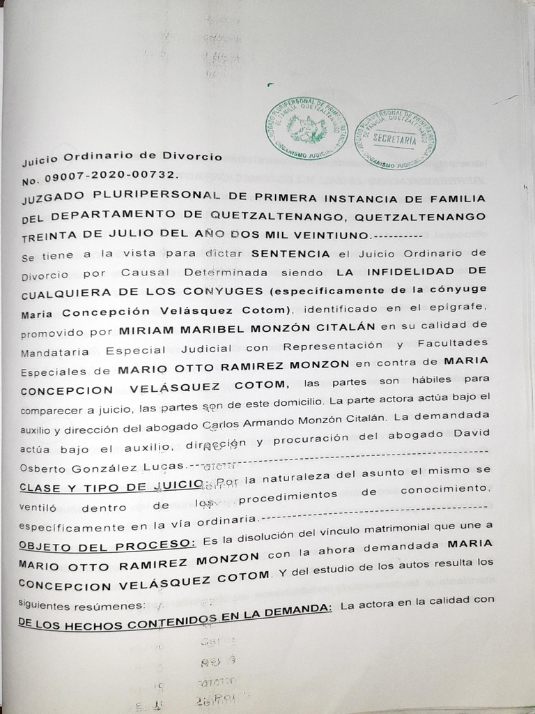 Modelo de Sentencia | PDF