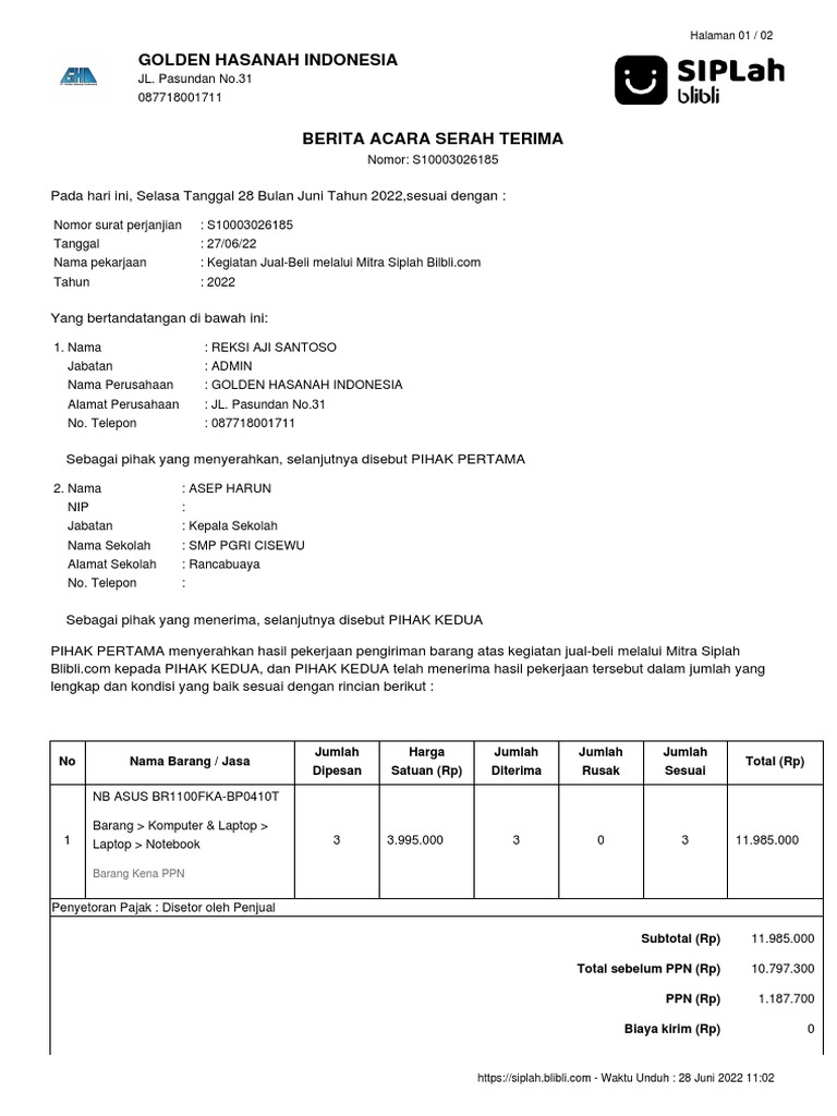 BAST Digital - S10003026185 | PDF