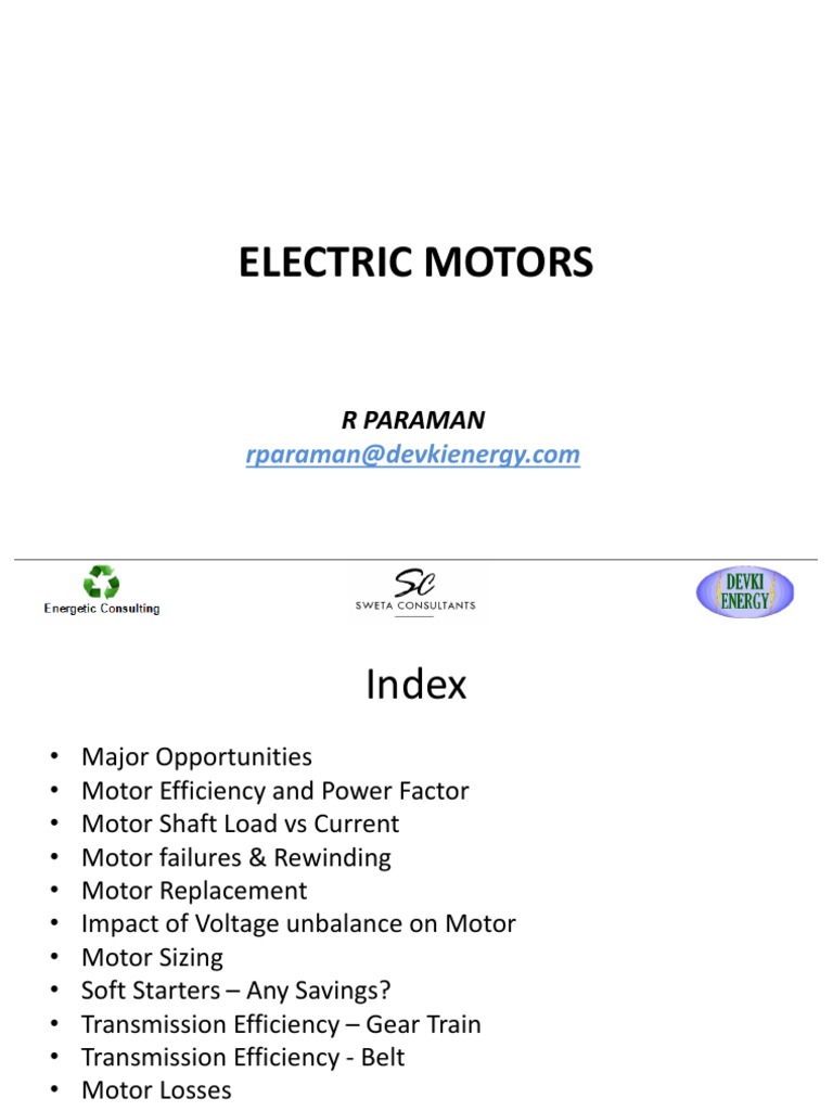 Electric Motors | PDF | Electric Motor | Gear