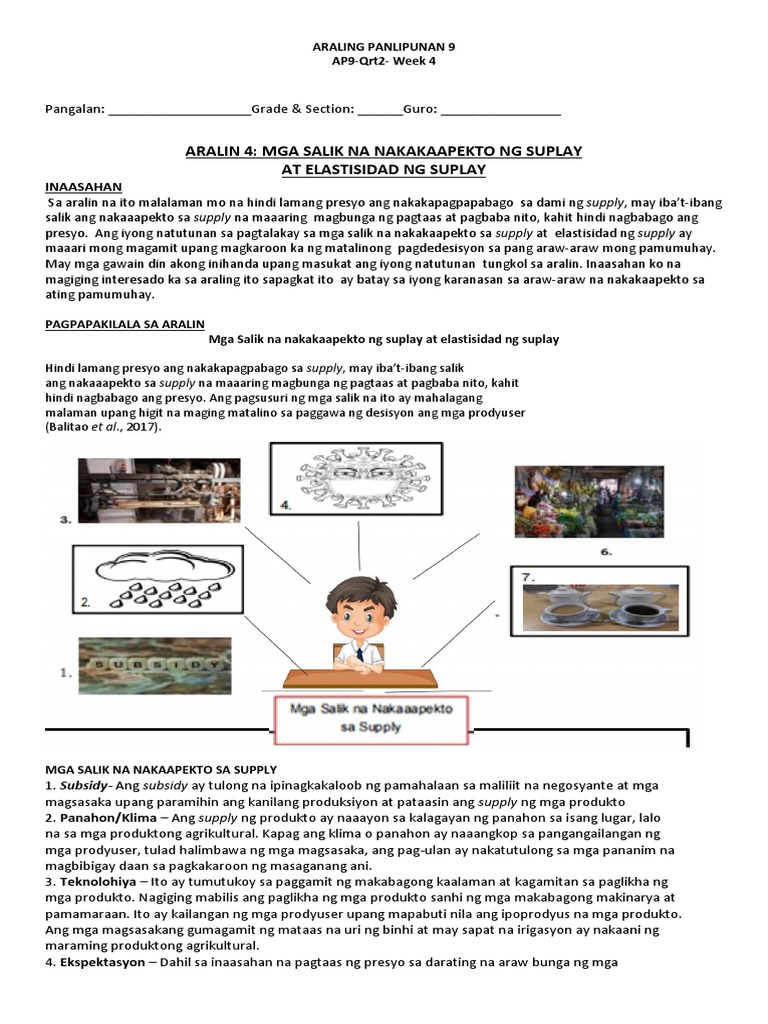 2ND QTR Aralin 4 | PDF 2ND QTR Aralin 4 | PDF