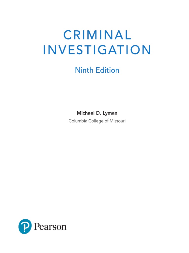 Criminal Investigation: Ninth Edition | PDF | Surveillance | Crime Scene