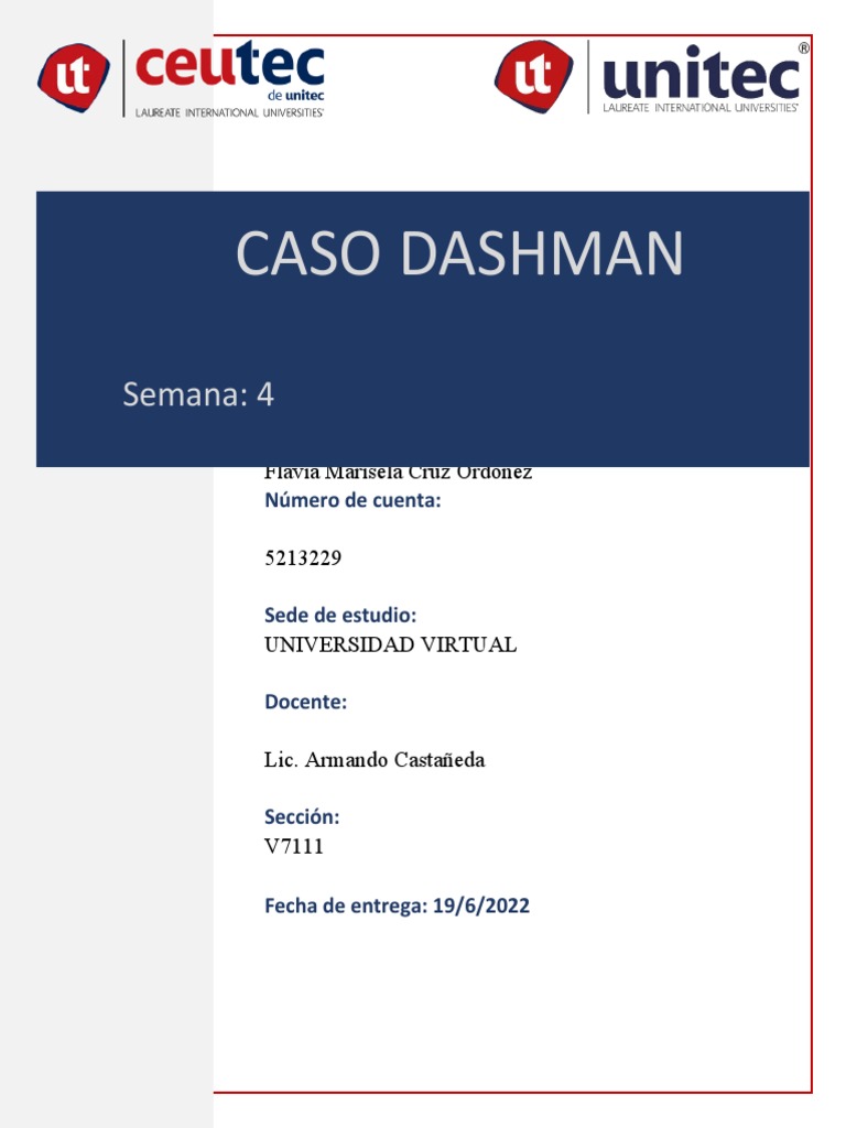 Caso Dashman Flavia Cruz | PDF