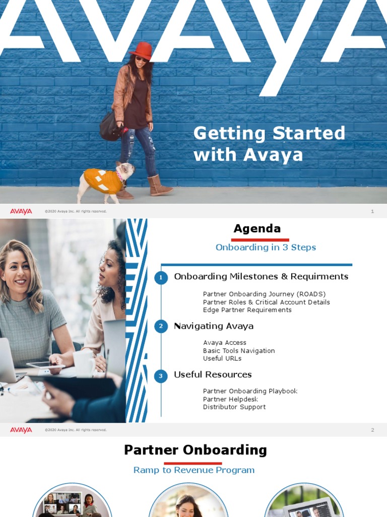 Avaya Edge Partner Onboarding - Getting Started With Avaya - FY22 | PDF ...