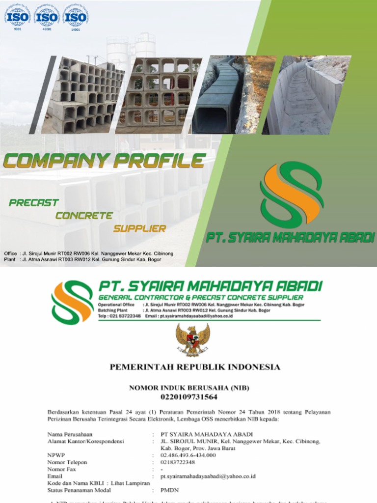 PT Syaira Mahadaya Abadi Overview | PDF