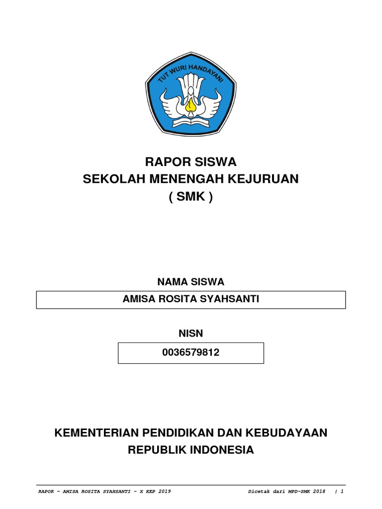 Raport Klas 1 Profil | PDF