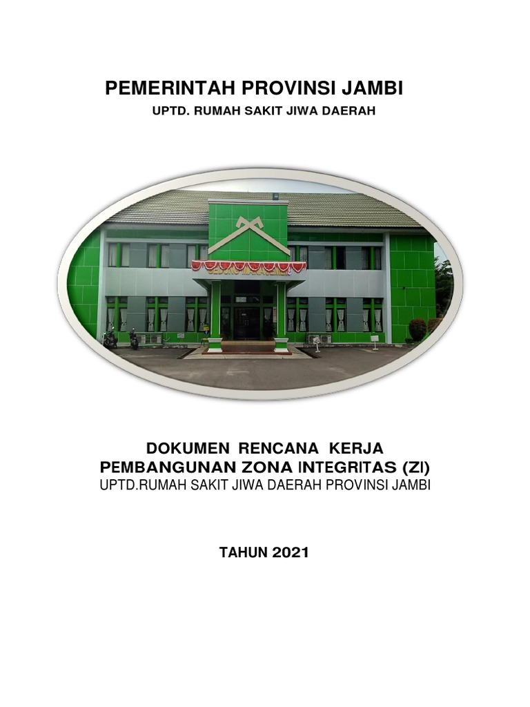 Program - Kerja - ZI - RSJ JAMBI 2021 FINAL | PDF