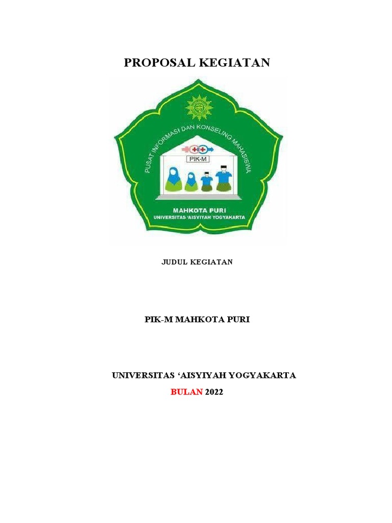 Proposal Kegiatan Mahasiswa | PDF | Seni