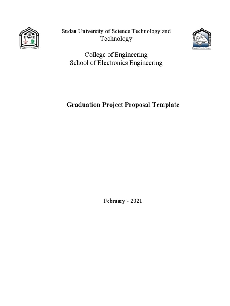 Sudan University Graduation Project Proposal Template | PDF | Cognition ...