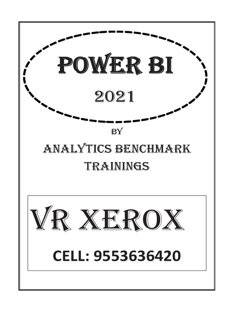 Power Bi New 2021 Sunil Sir | PDF | Mobile App | Computer Data