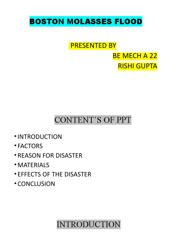 Boston Molasses Flood | PDF | Rivet | Civil Engineering