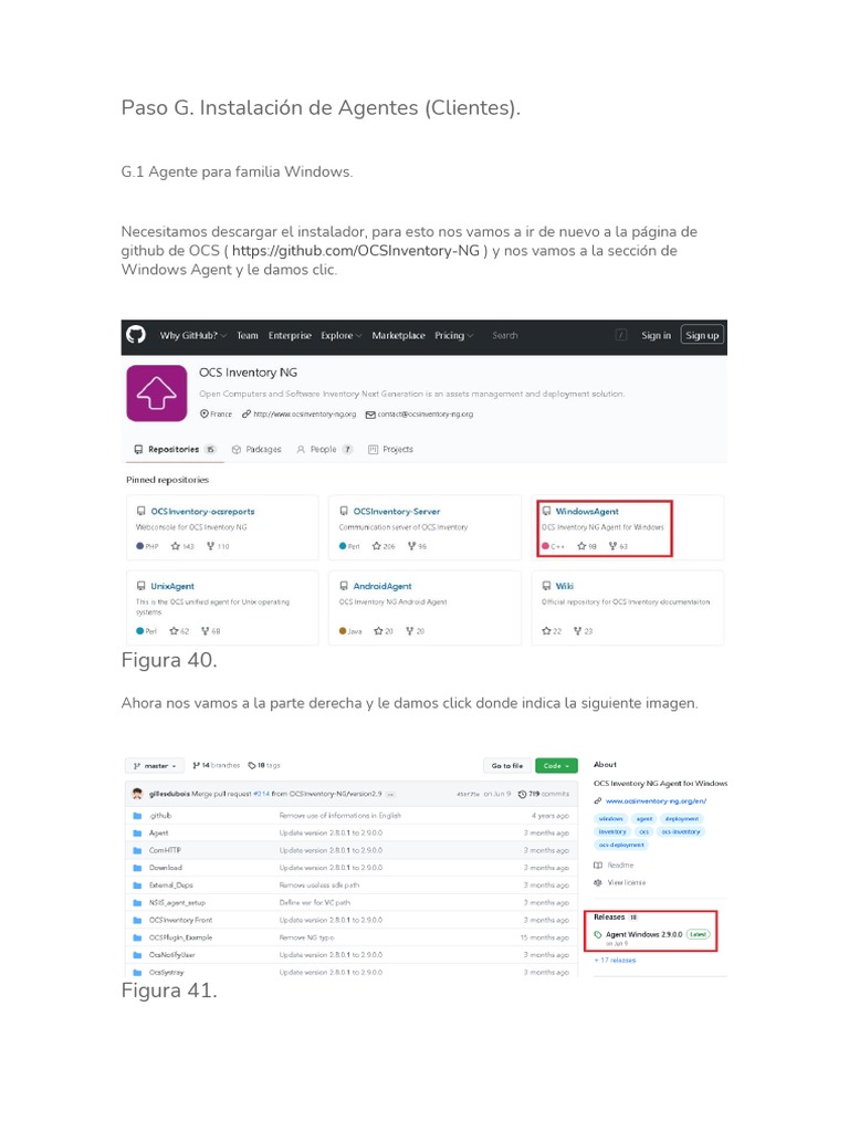 Pasos para Instalacion de Agente OCS Inventory | PDF | Microsoft Windows | Servidor (Computación)