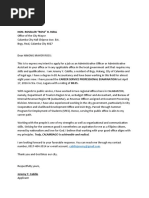 Solicitation Letter For Graduation | PDF