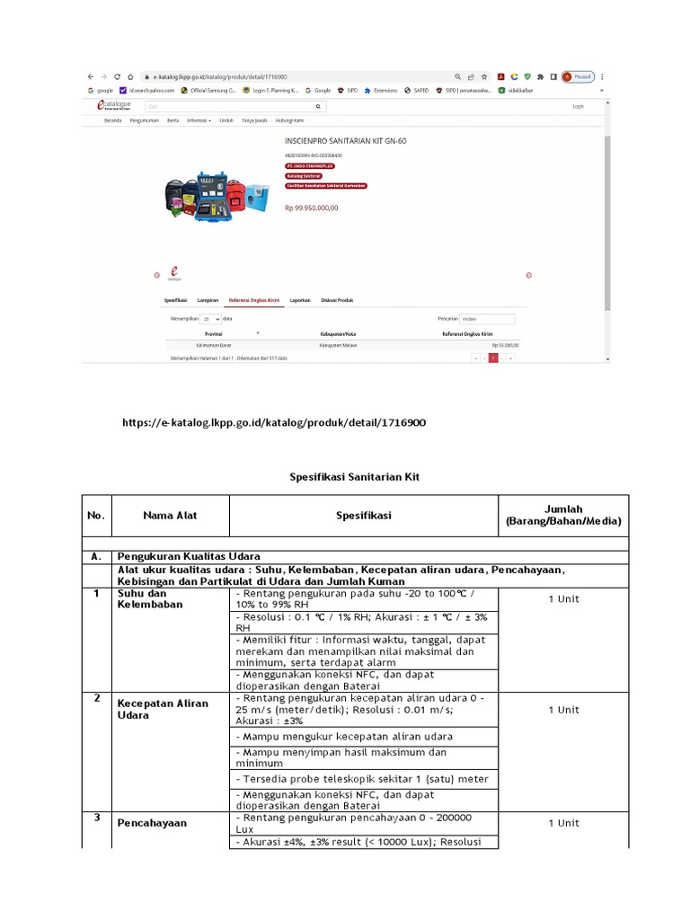 Sanitarian Kit | PDF