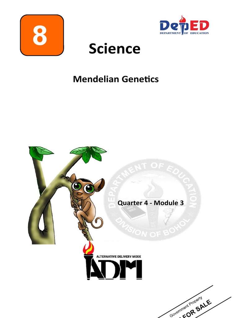 Sci8 Q4 Wk3 Module3 | PDF | Dominance (Genetics) | Genotype