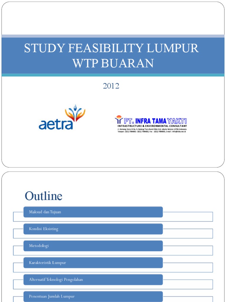 Pengolahan Lumpur WTP Buaran 31 5 2012 | PDF