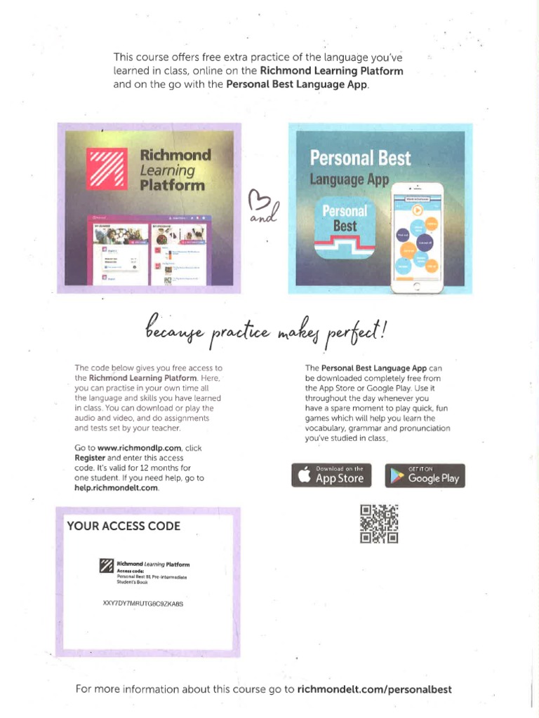 Personal Best Student Book Pre Intermede Color | PDF