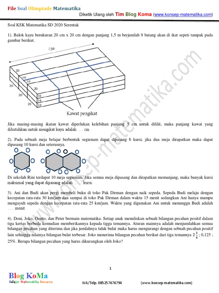 2020 Soal KSK Kab Serentak | PDF