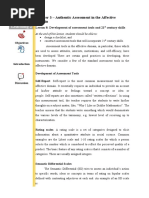 Affective Assessment Tools | PDF | Attitude (Psychology) | Likert Scale