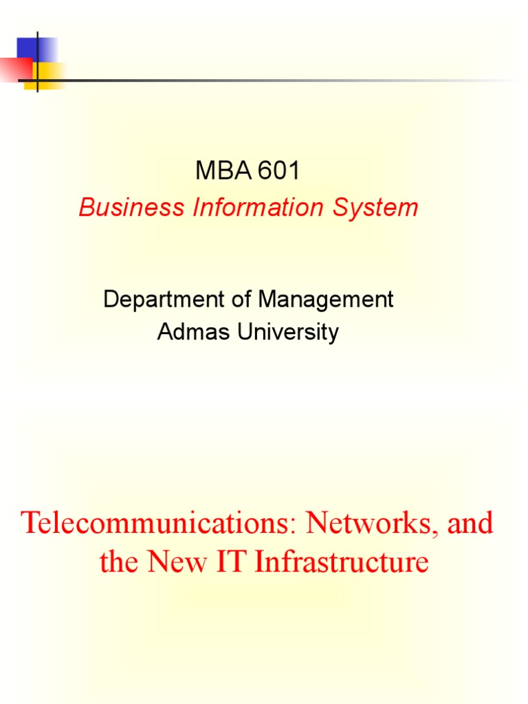 BIS-4-Network and IT Infrastructure | PDF | Computer Network | Network ...