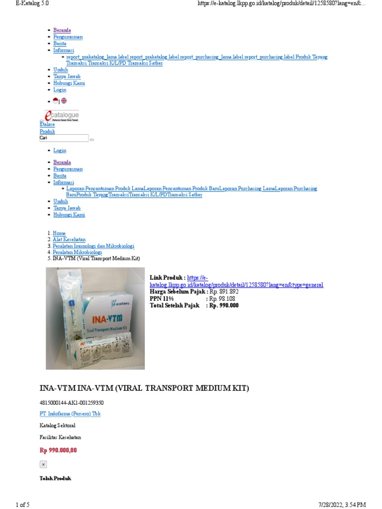 VTM INA New | PDF | Pengelolaan Keuangan & Uang | Teknologi & Rekayasa