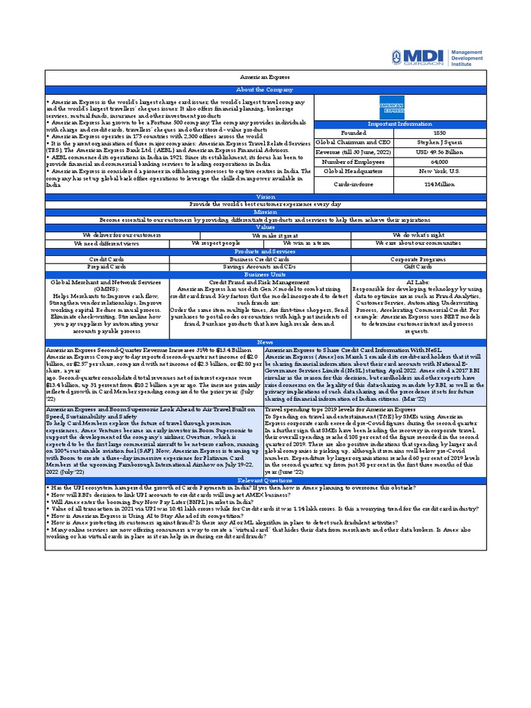 American Express - Cheatsheet | PDF | American Express | Credit Card