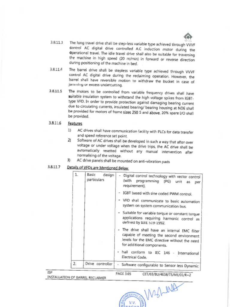 Tender Specification Pa 2 | PDF