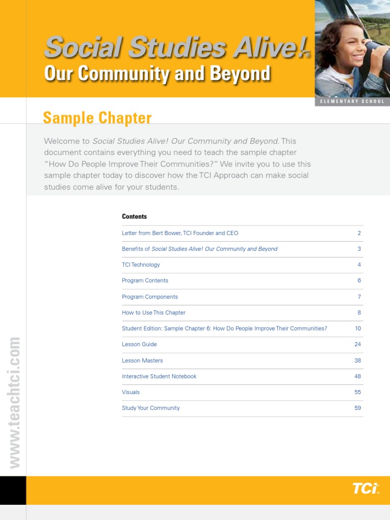 Social Studies Alive: Our Community and Beyond - 2010 - SampleChapter ...