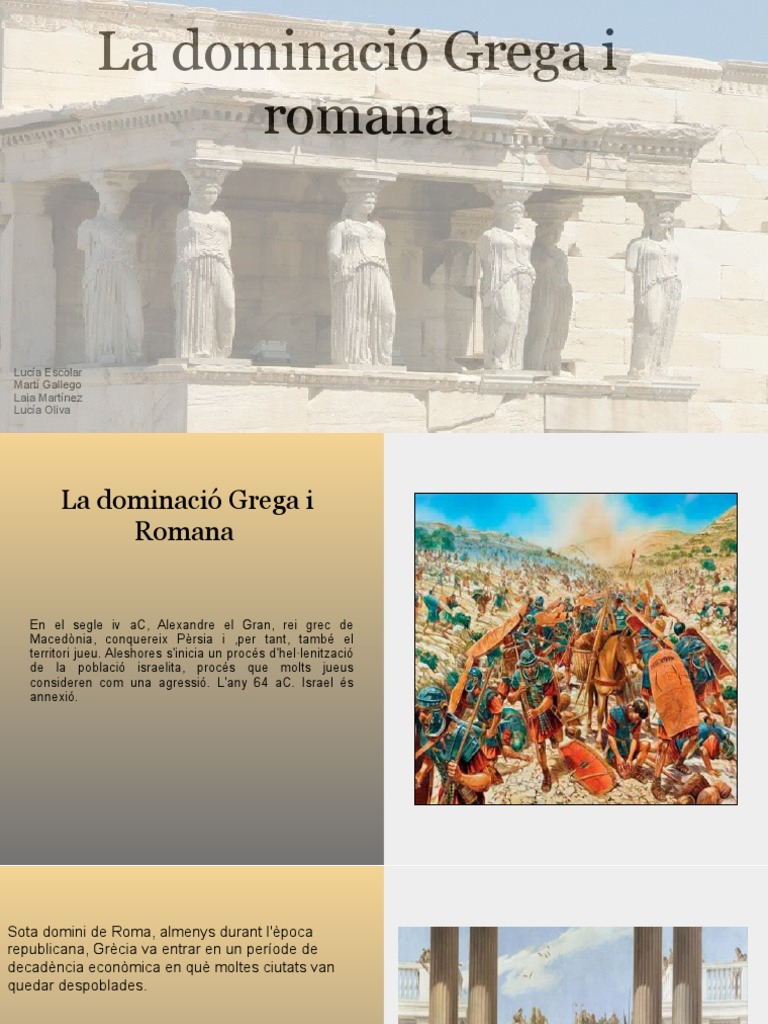 Dominació Grega I Romana | PDF