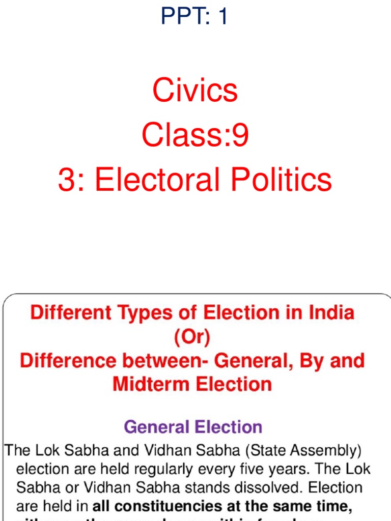 Understanding Electoral Politics in India | PDF