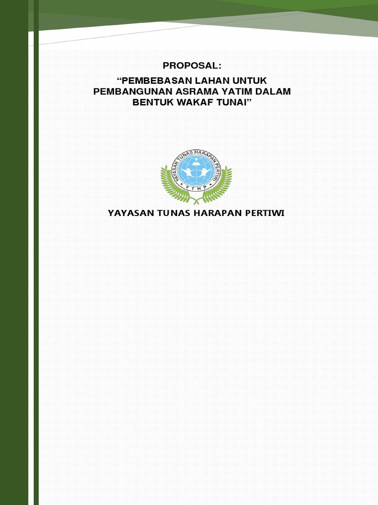 Proposal Wakaf Tunai YTHP | PDF