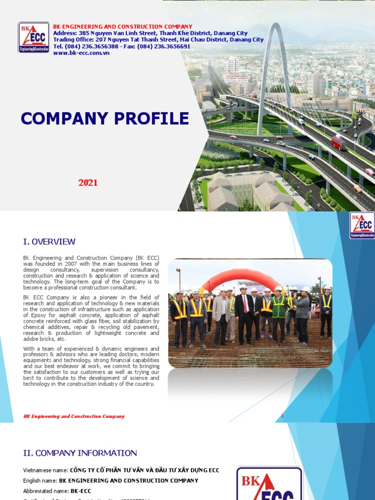 Bk-Ecc Company Profile 2021 | PDF | Road | Infrastructure