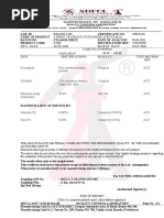 Chem-Lab NV Certificate of Analysis | PDF | Chemical Compounds