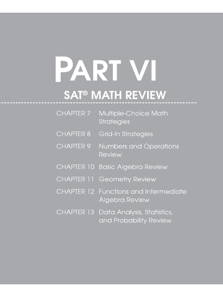 Master Sat Math Book | Download Free PDF | Equations | Multiplication