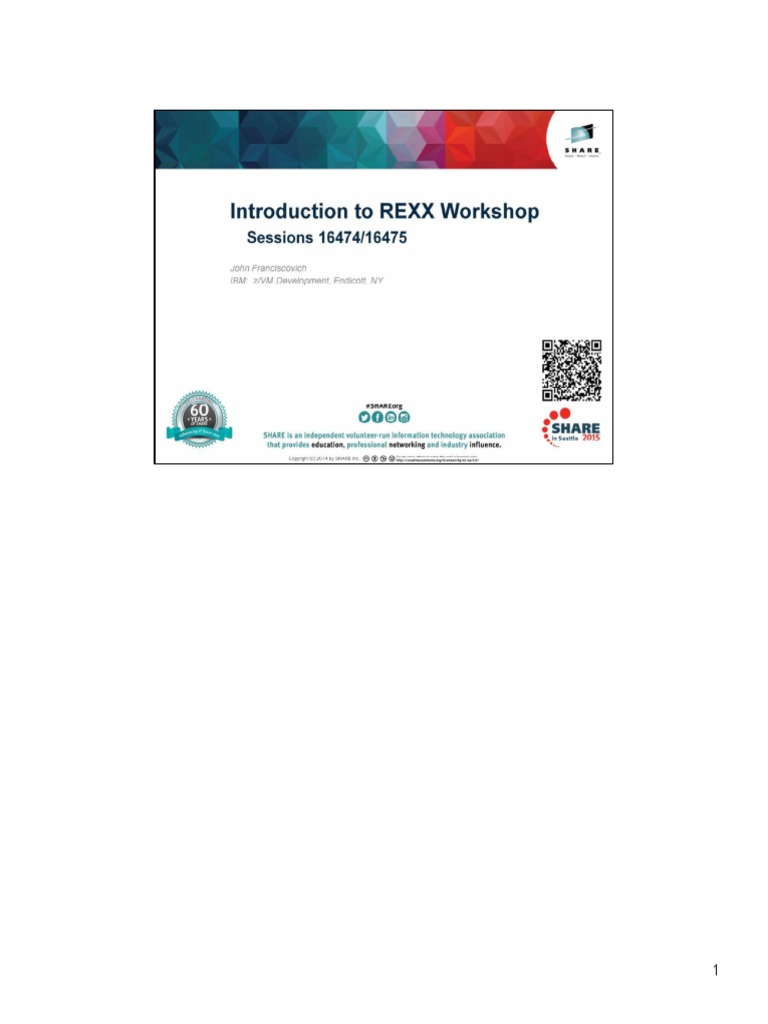 Rexx 1 | PDF | Computing | Systems Engineering