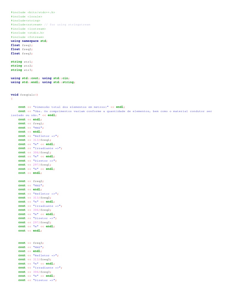 For Using Stringstream: Freq1 Freq2 Freq3 | PDF | Decimal | Computer ...