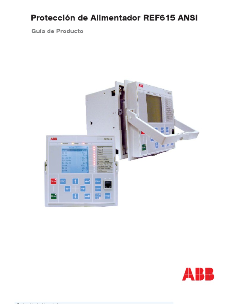 Manual Abb Ref 615 | PDF | Relé | Protocolo de Control de Transmisión