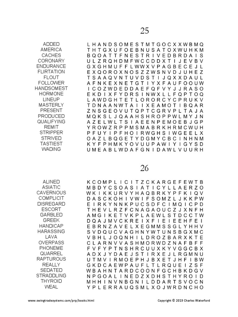 Word Search 4 | PDF