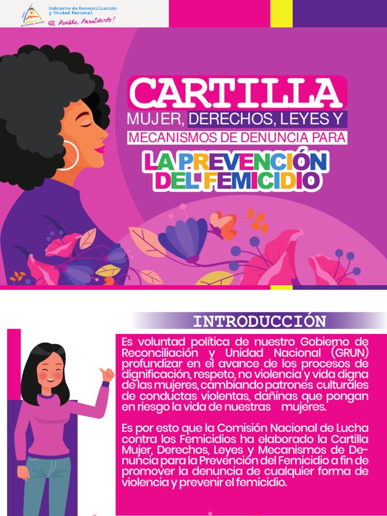 Cartilla Prevención Del Femicidio | Descargar gratis PDF | Violencia ...
