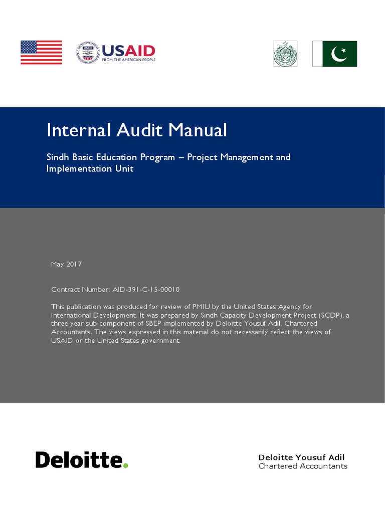 Sample of Internal Audit Manual Template | PDF | Audit | Internal Audit